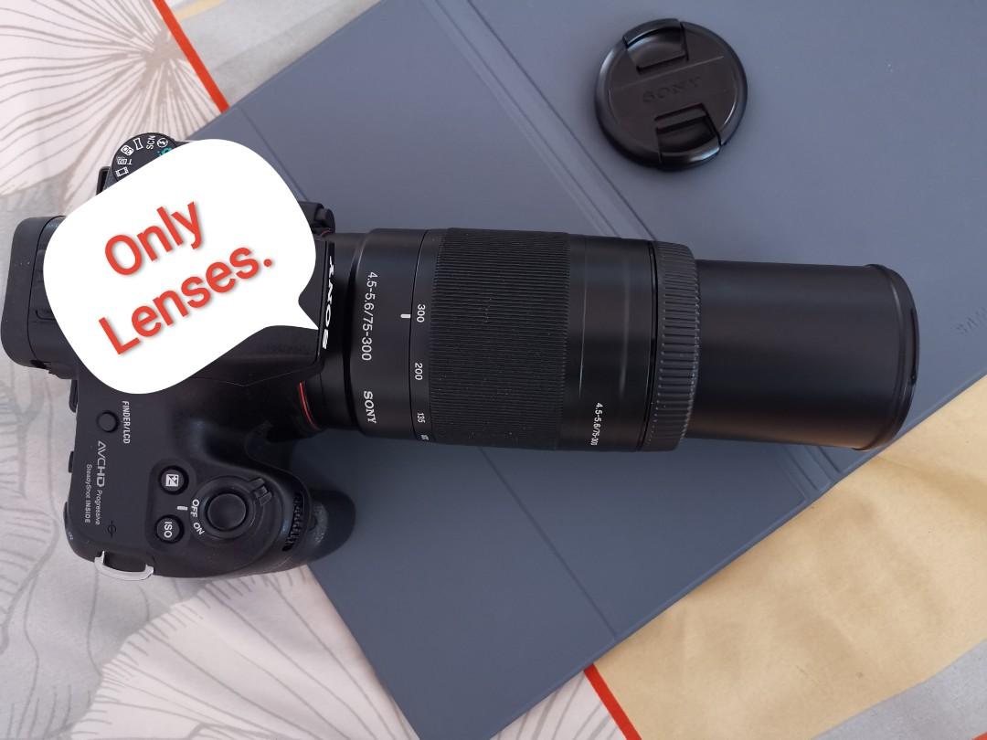 SONY DSLR CAMERA LENSES Only, Photography, Lens & Kits on Carousell