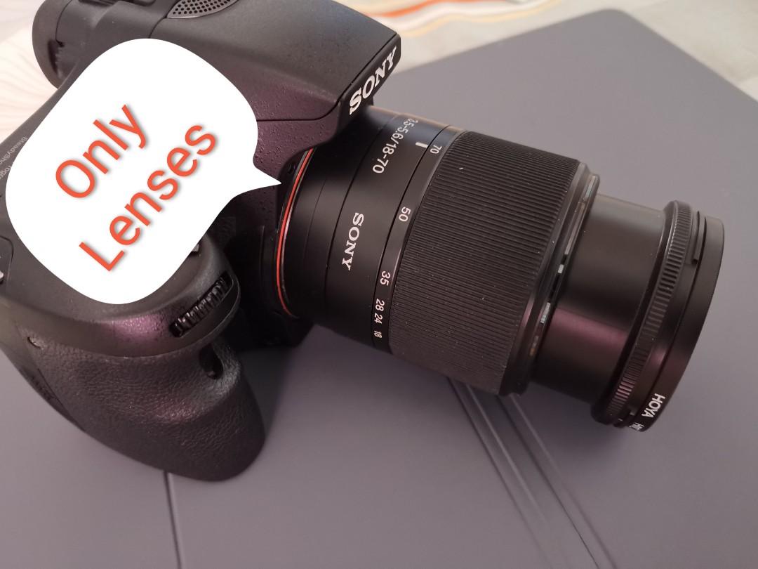 SONY DSLR CAMERA LENSES Only, Photography, Lens & Kits on Carousell