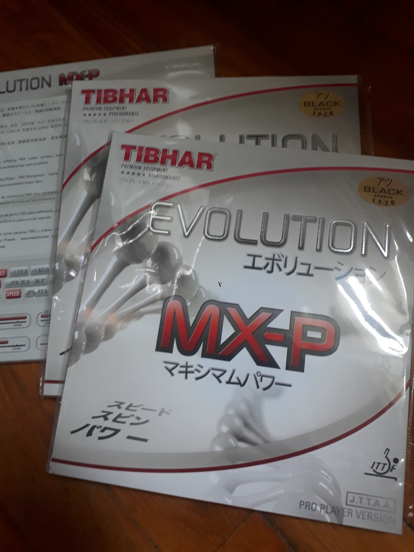 TableTennis Rubber. MX-P 47.5 n 50, Sports Equipment, Other Sports ...