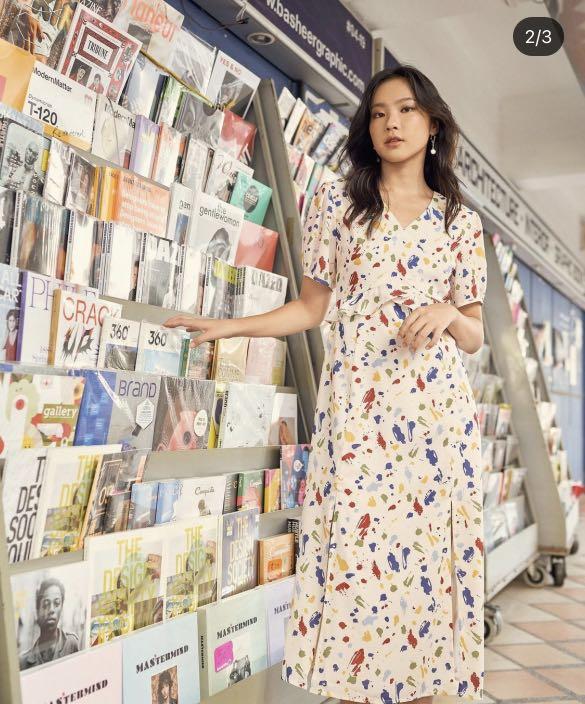 TCL palette sleeve midi dress, Women's Fashion, Dresses & Sets, Dresses ...