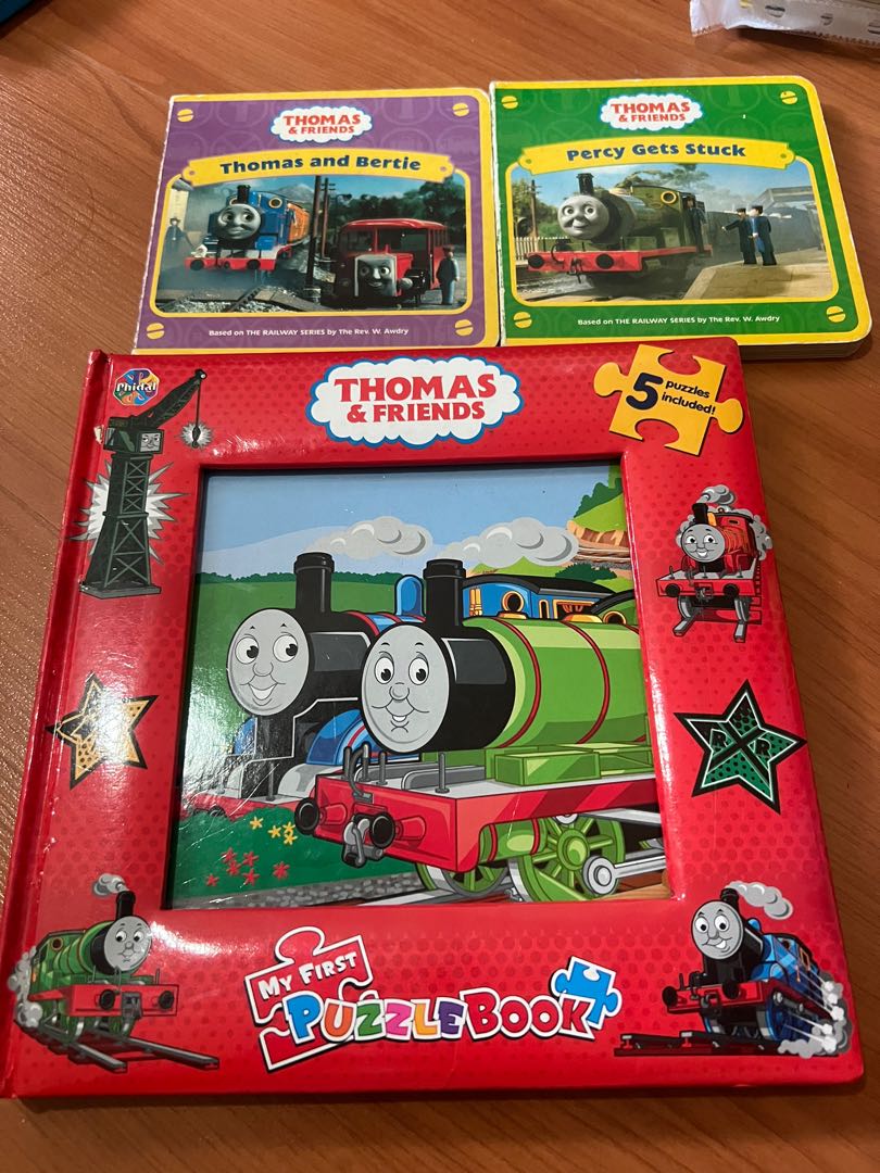 Thomas board books $7 for all 3 books, Hobbies & Toys, Books ...