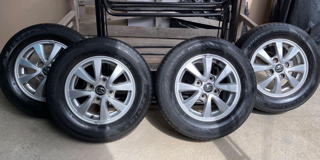 Toyota Avanza E ( Mags & tires), Car Parts & Accessories, Mags and ...