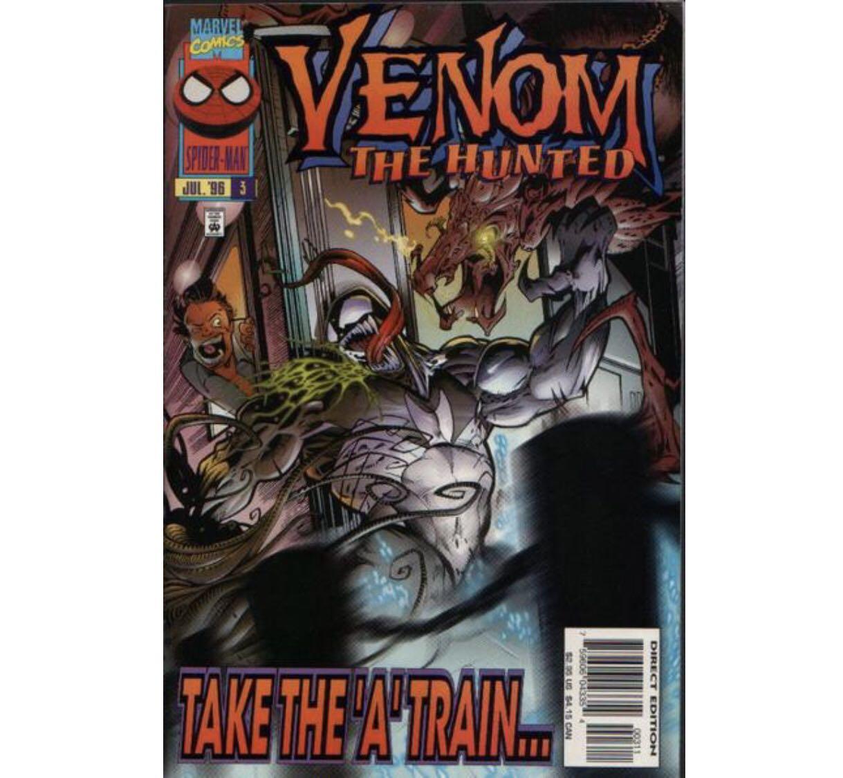 VENOM THE HUNTED #1-3 (1996) Mini-series complete set, Hobbies & Toys ...