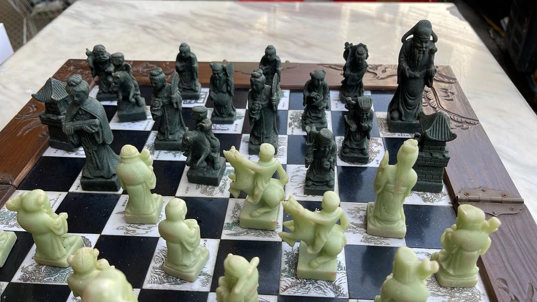 Vintage Chinese chess set, Hobbies & Toys, Toys & Games on Carousell
