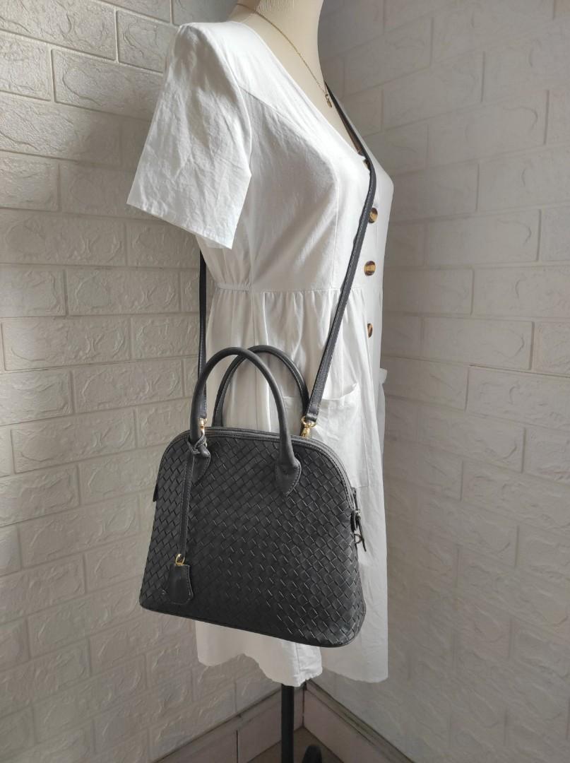 Vintage Cosci woven leather bag, Luxury, Bags & Wallets on Carousell