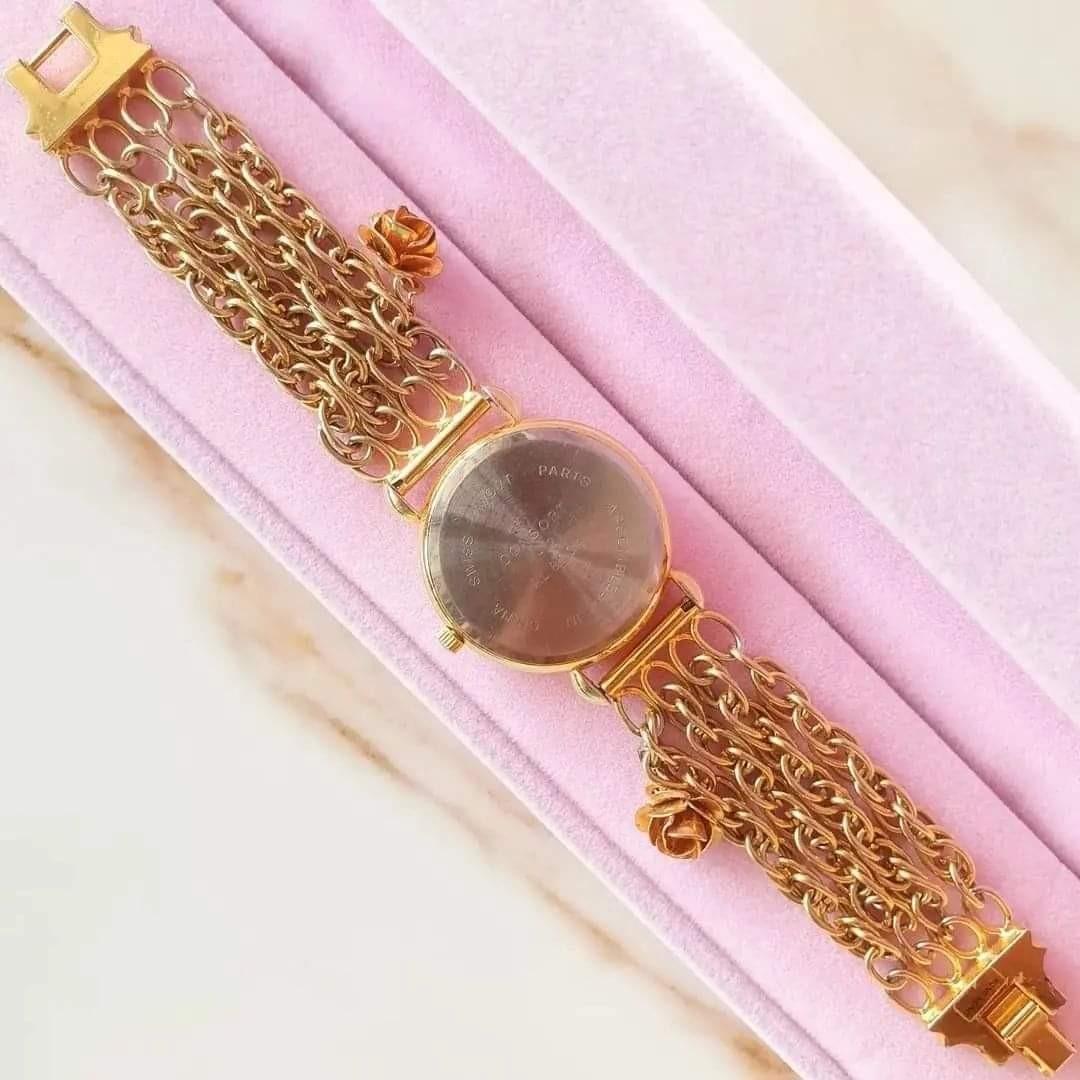 Vintage Gold Tone Consort Brand Metal Watch, Women's Fashion, Watches ...