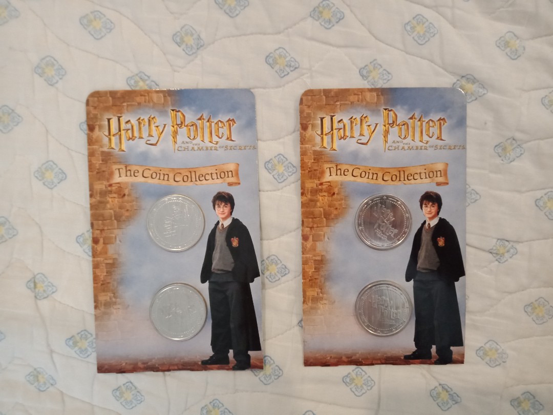 Vintage Harry Potter Coin Collection sealed, Hobbies & Toys ...