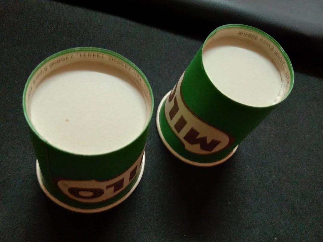 Vintage Rare Paper Cup Milo (Nos), Hobbies & Toys, Collectibles ...