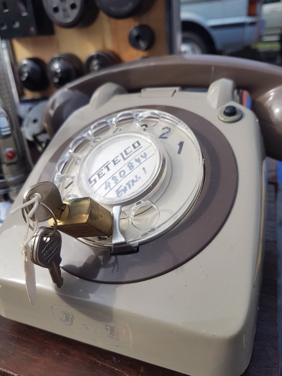 Vintage Rotary Phone Dial Lock, Hobbies & Toys, Collectibles ...