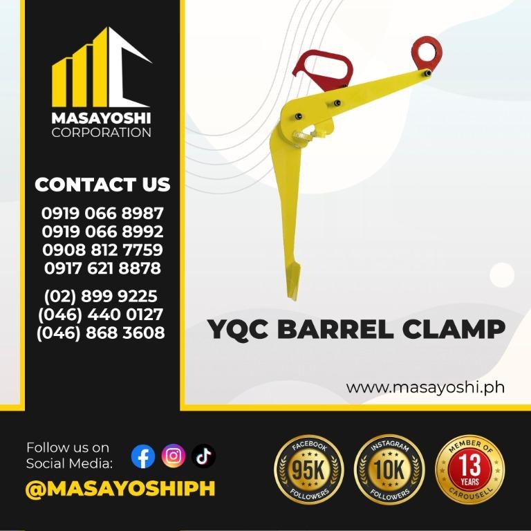 YQC Barrel Clamp | Barrel Clamp | Lifting | Lifting Equipment | Lift ...