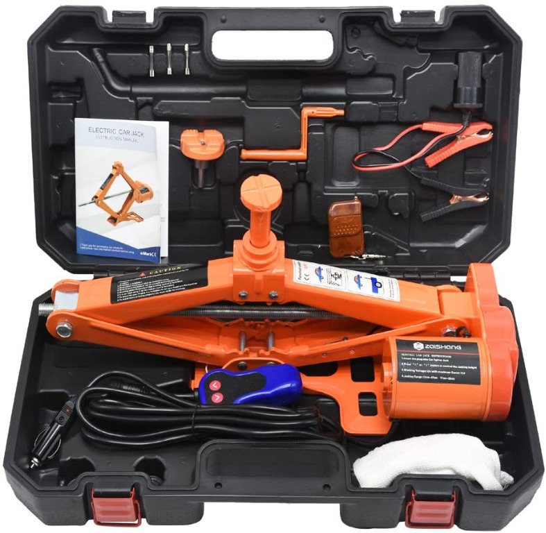 12V Auto Electric Jack 5 Ton Scissor Jack Electric Hydraulic Jack ...