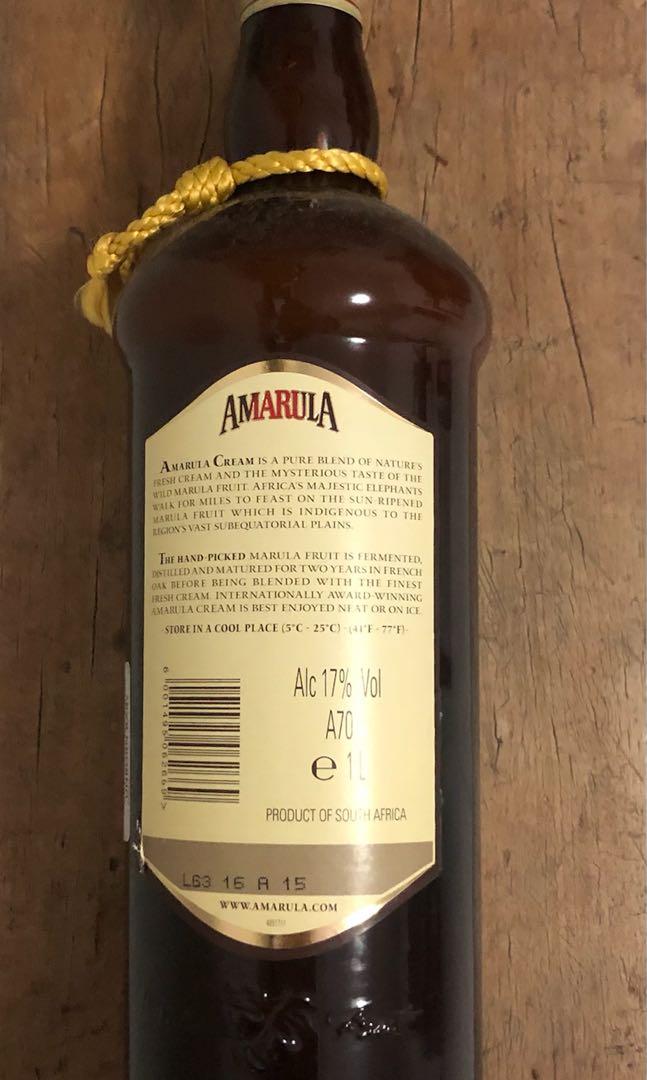 22216-1. Amarula Fruit Cream Liqueur 1L, Food & Drinks, Alcoholic ...