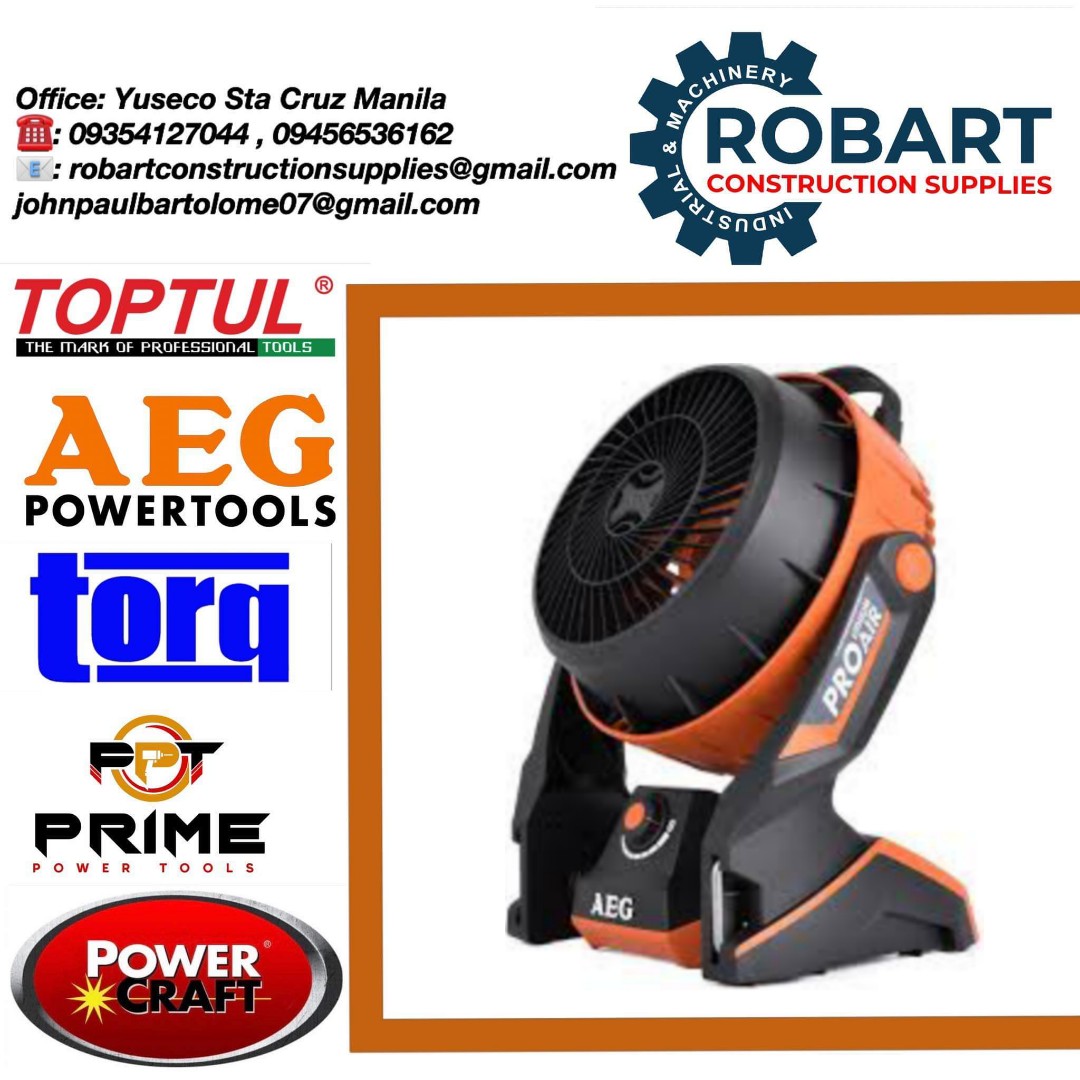 240V Hybrid worksite fan, Commercial & Industrial, Construction Tools ...