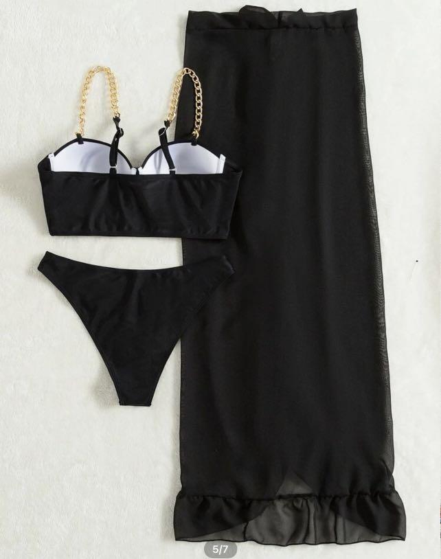 3pc bikini set, Women's Fashion, Swimwear, Bikinis & Swimsuits on Carousell
