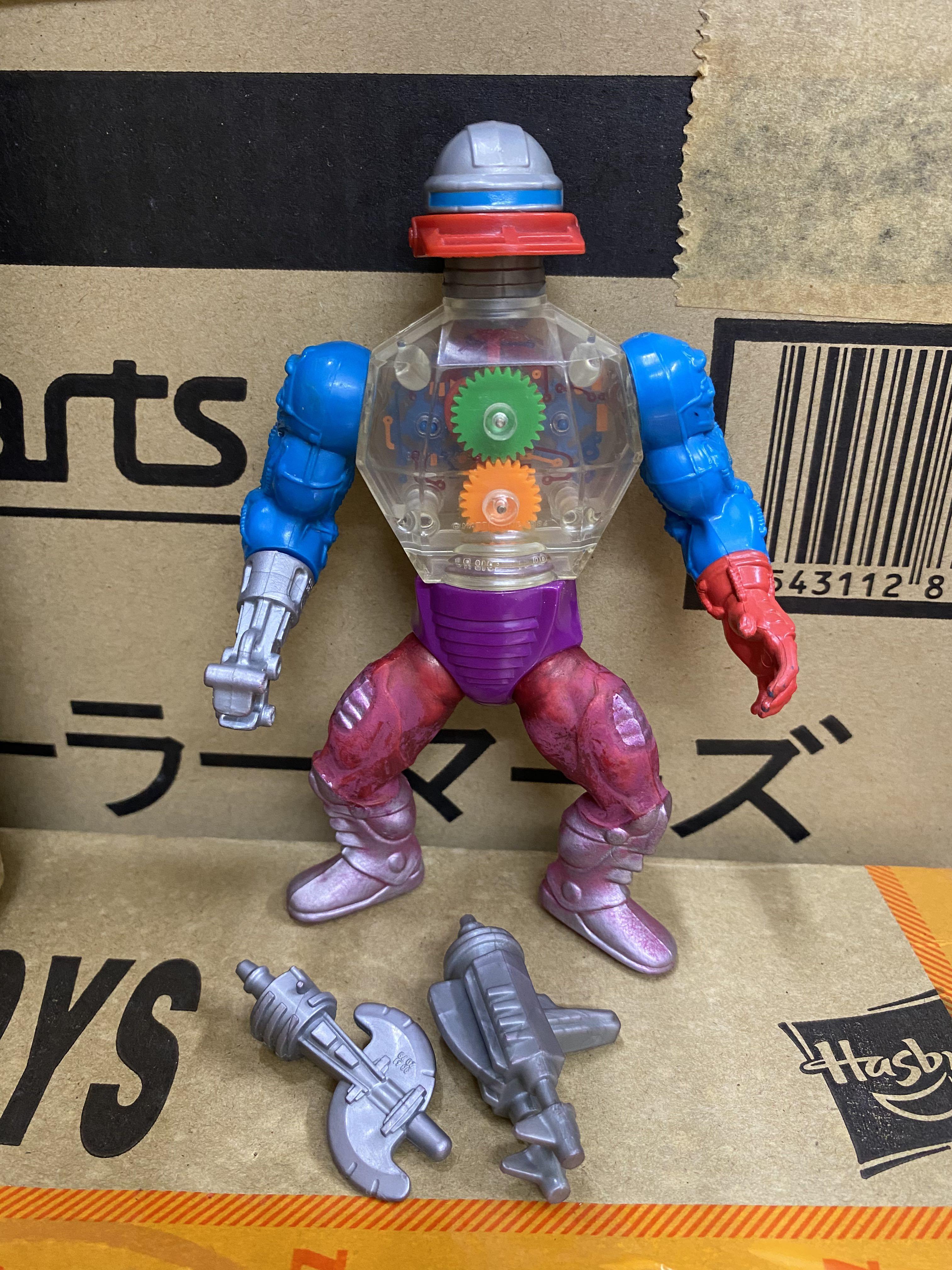 80s vintage he man masters of the universe heman roboto, 興趣及遊戲, 玩具 & 遊戲 ...