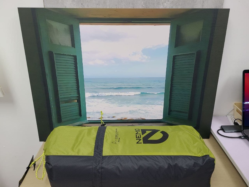(全新) 2021年新版Nemo dagger Ridge Porch tent 3P 三人版 超大天幕營, 運動產品, 行山及露營 ...