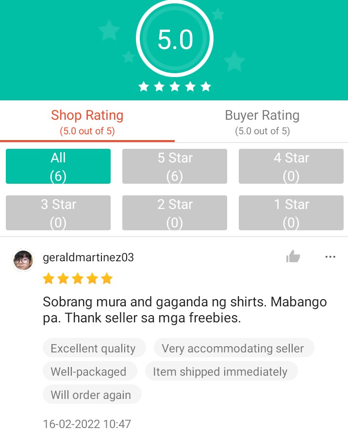 ⭐⭐⭐⭐⭐ Ratings from shopee, Announcements on Carousell