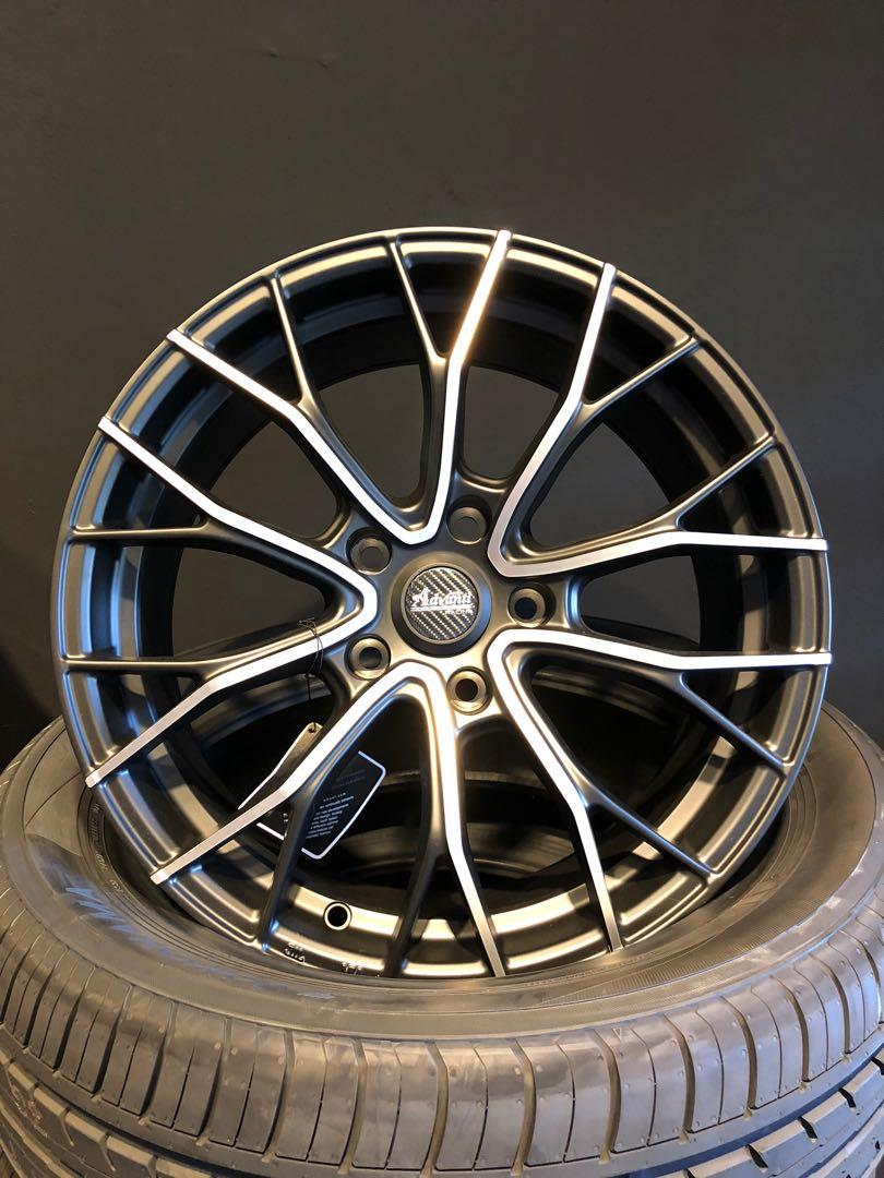 Advanti Racing 17” Rims, 5x114.3, 17”x7.5”, Offset 42, Car Accessories ...