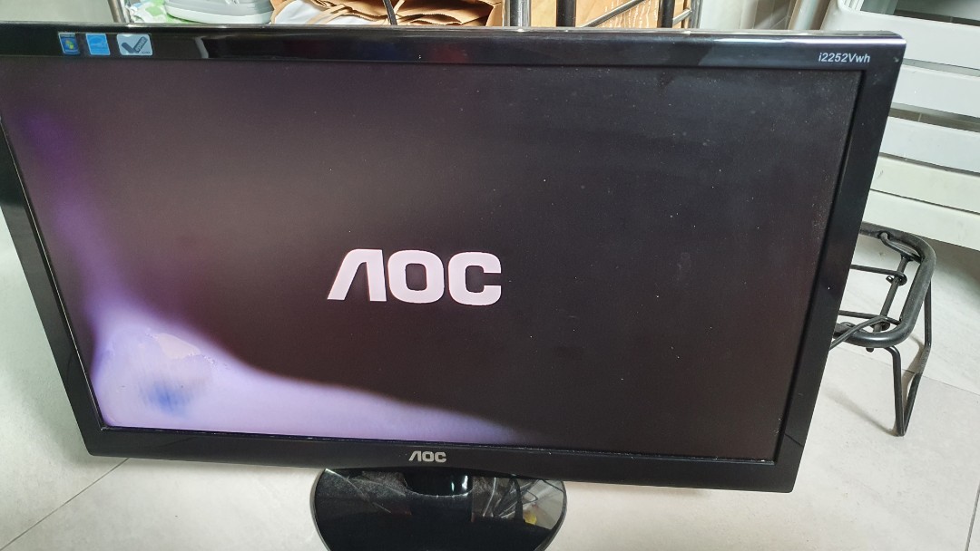 AoC brand 21 inch monitor screen, Computers & Tech, Parts & Accessories ...