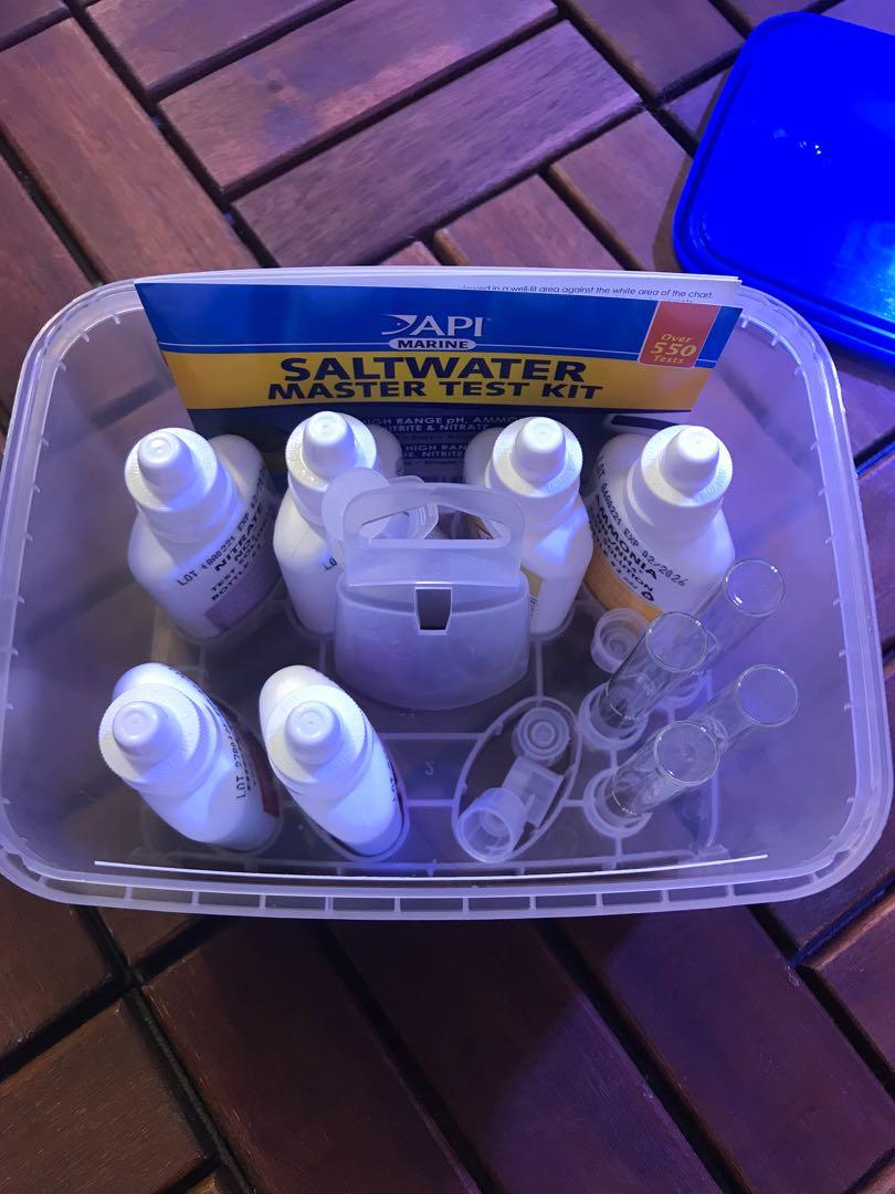 Marine tank API Saltwater Master Test Kit, Pet Supplies, Homes & Other ...