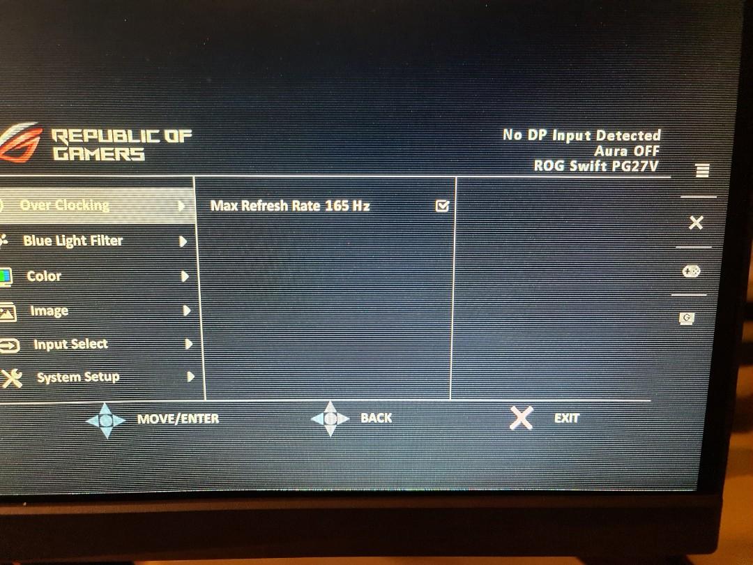 ASUS ROG SWIFT PG27V, Computers & Tech, Parts & Accessories, Monitor ...