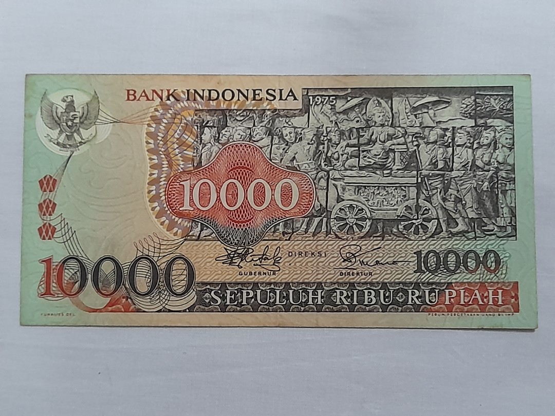 Bank Indonesia 10000 Sepuluh Ribu Rupiah 1975, Hobbies & Toys ...