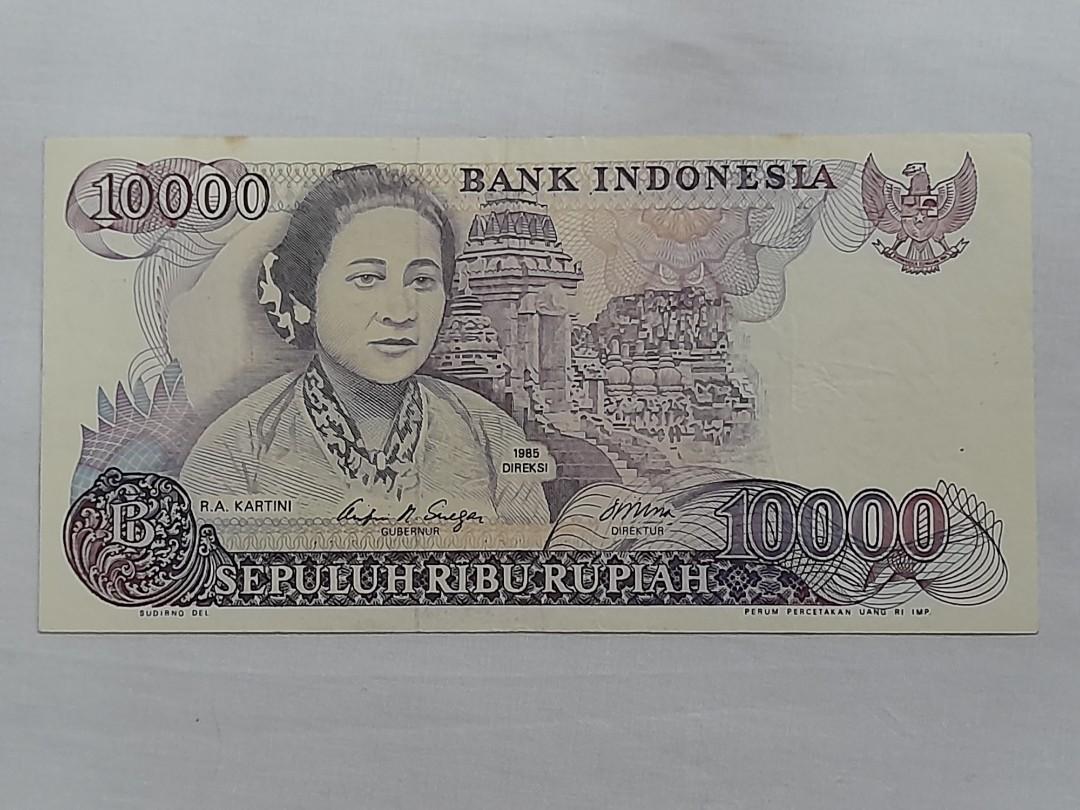 Bank Indonesia 10000 Sepuluh Ribu Rupiah 1985, Hobbies & Toys ...