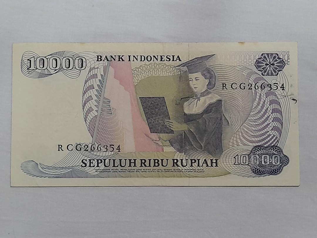 Bank Indonesia 10000 Sepuluh Ribu Rupiah 1985, Hobbies & Toys ...