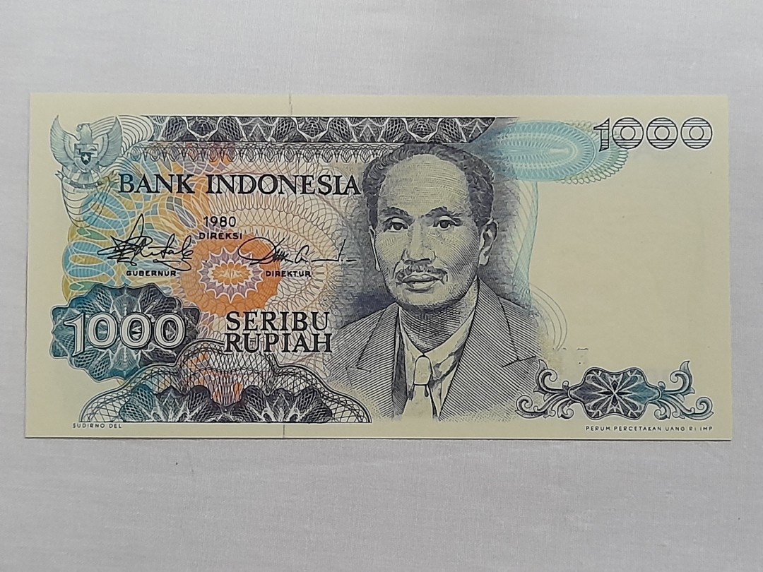Bank Indonesia 1000 Seribu Rupiah 1980, Hobbies & Toys, Memorabilia ...