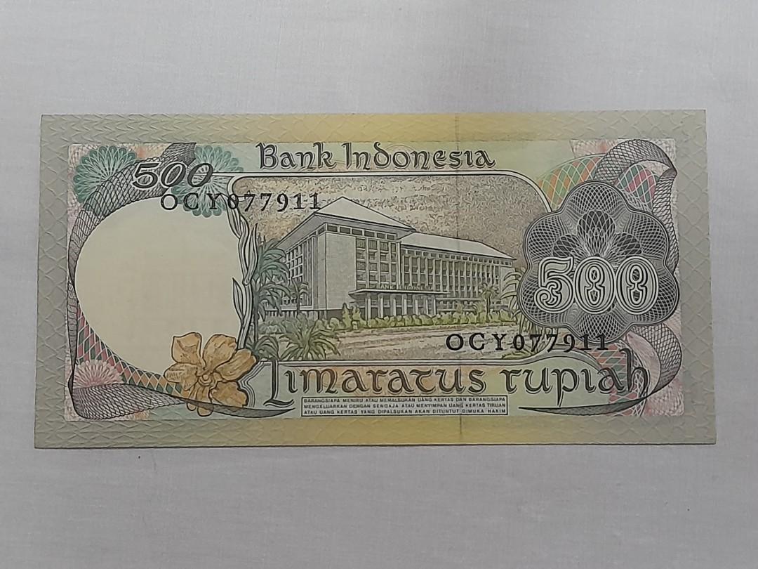 Bank Indonesia 500 Lima Ratus Rupiah 1977, Hobbies & Toys, Memorabilia ...