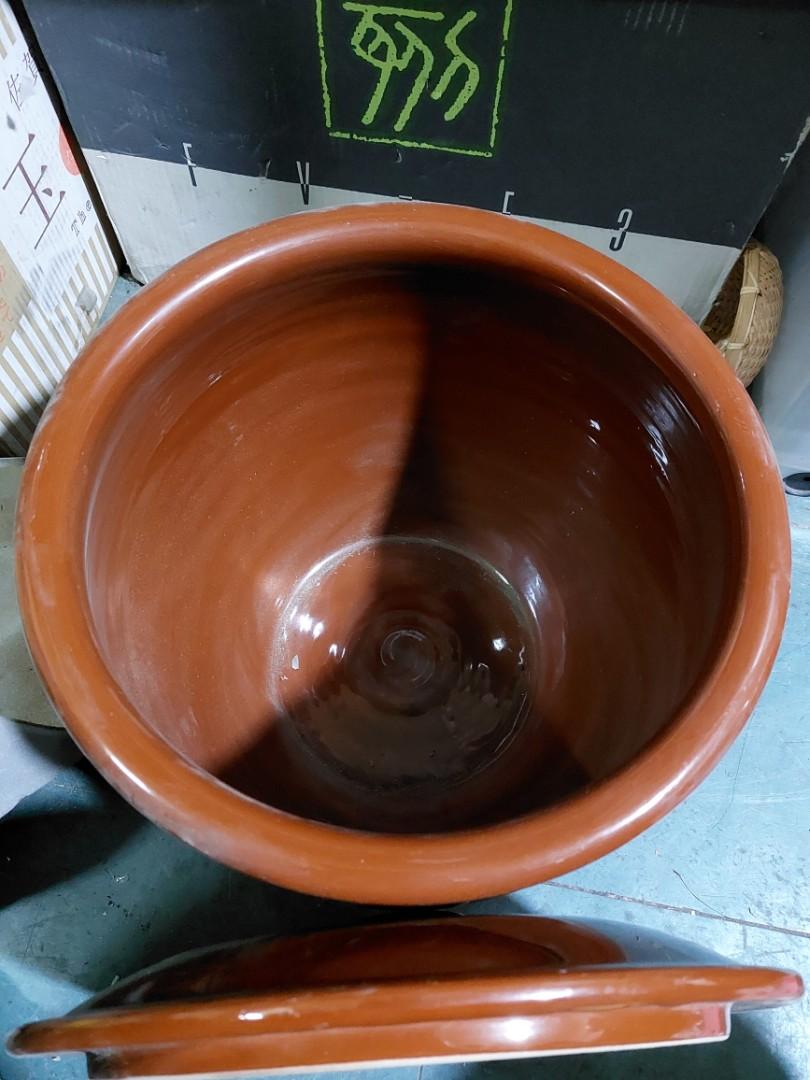 Big Glazed Claypot Ceramic Pot Japan, Furniture & Home Living ...