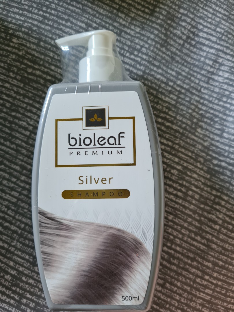 Bioleaf Premium Silver Shampoo, Beauty & Personal Care, Hair on Carousell
