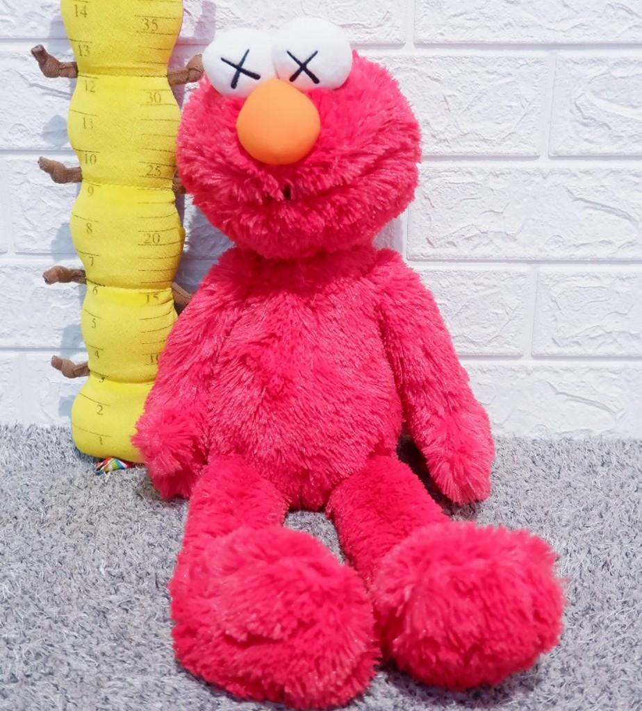 Boneka elmo cookies monster big bird kaws ori uniqlo sesame street ...
