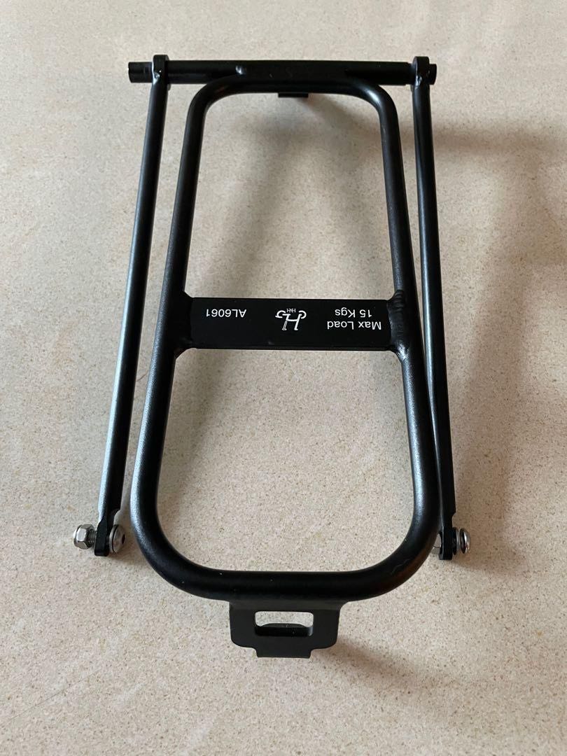 Ready stock Brompton H&H V4 Rack (Black), Sports Equipment, Bicycles ...