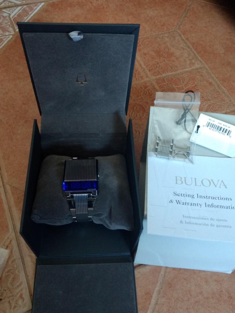 Bulova computron digital led watch., Men's Fashion, Watches ...
