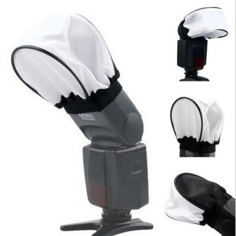 Camera Soft box Flash Diffusers FOR DSLR CAMERA Flash Reflector Bounce ...