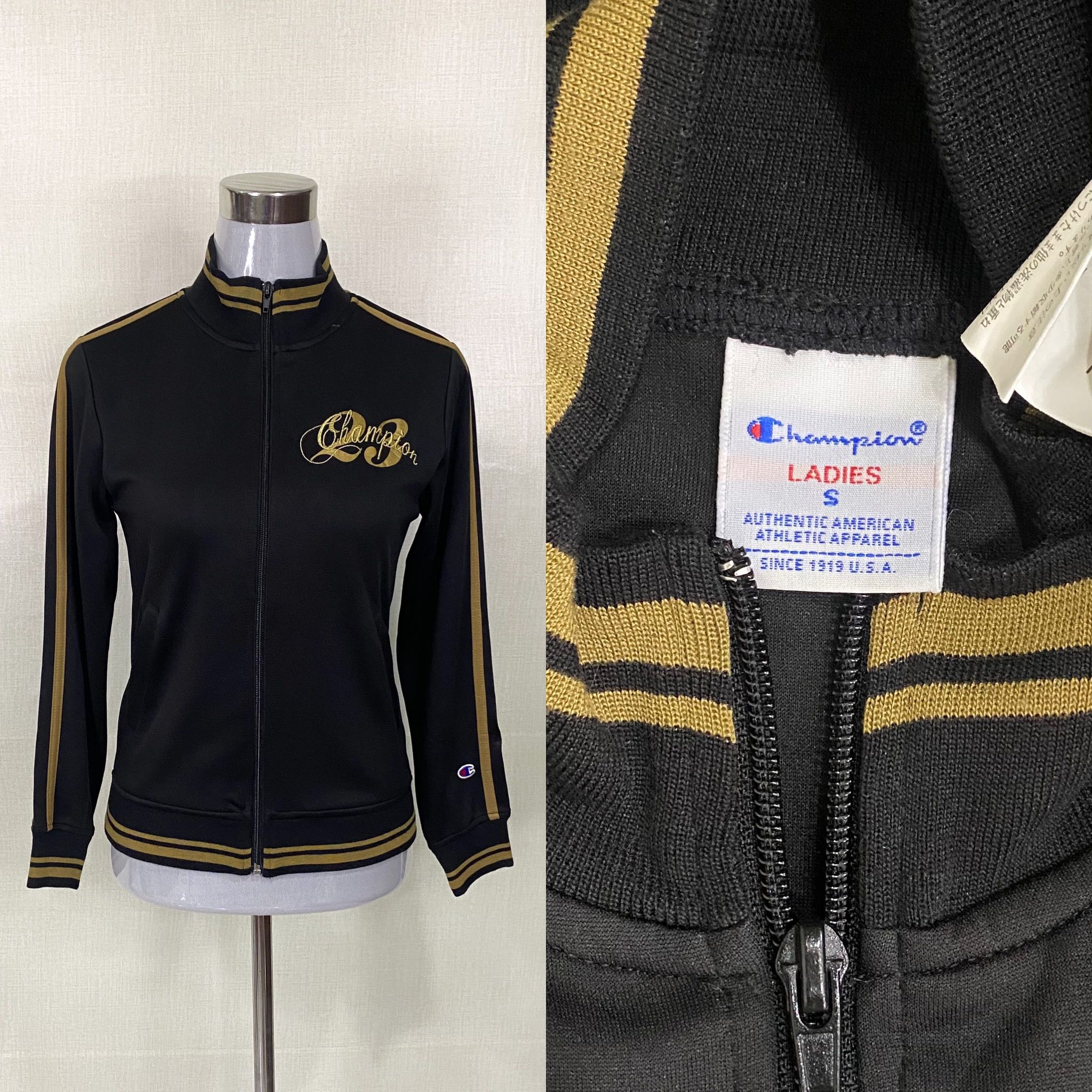 Champion Gold Color Detail Jacket, Women's Fashion, Coats, Jackets and ...