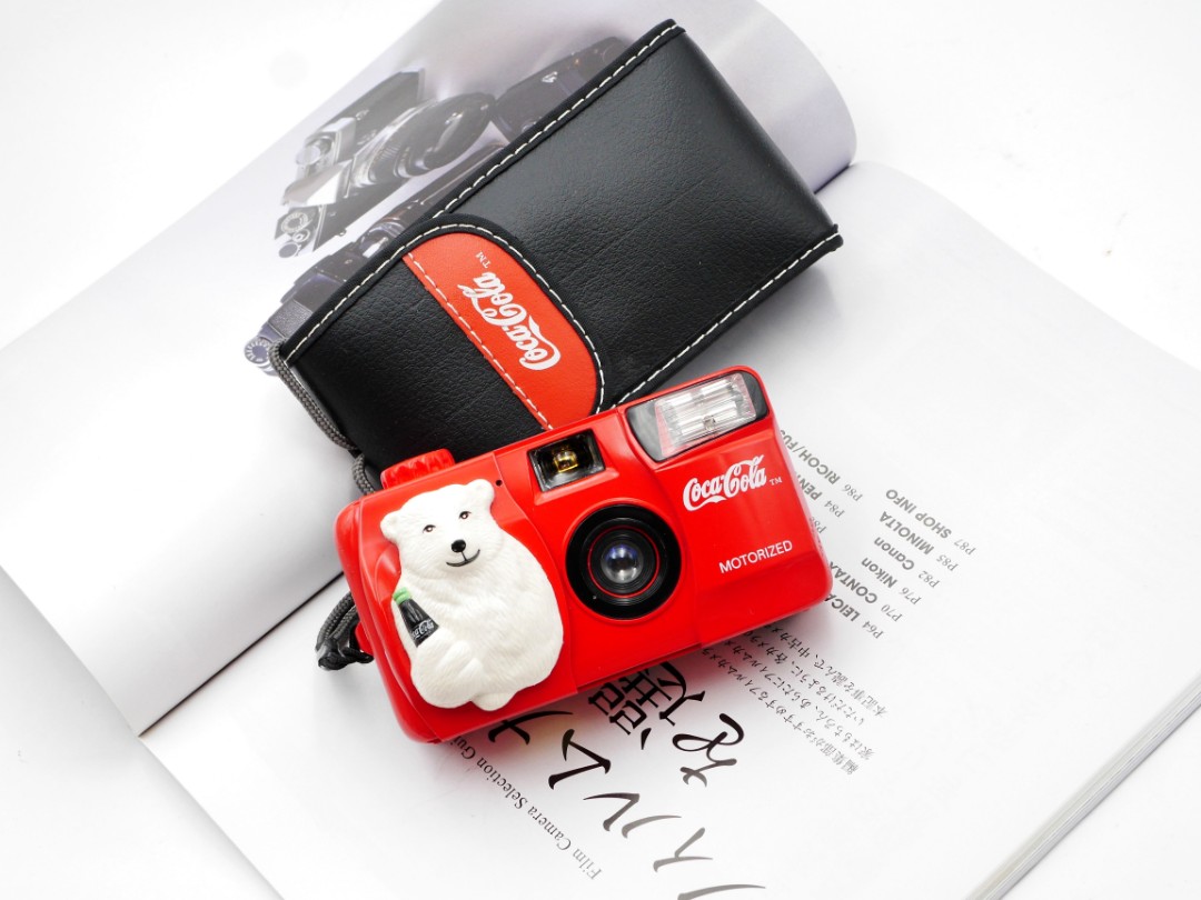 Coca Cola Vintage 1999 Polar Bear Collectible 35mm Film Compact Camera ...