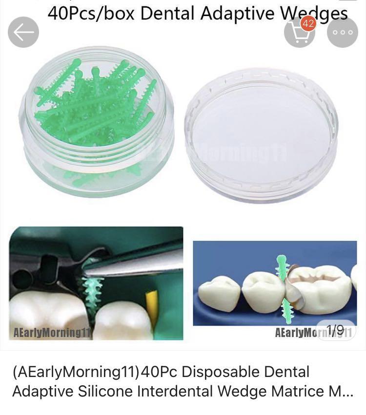 Dental adaptive wedges matrices, Health & Nutrition, Medical Supplies ...