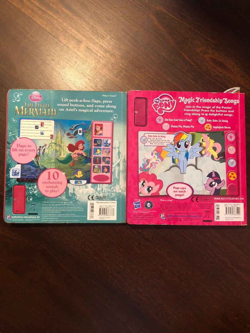 Disney lift flap and My Little Pony Pop-up book, Hobbies & Toys, Books ...
