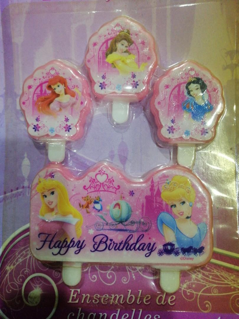 Disney Princess Birthday Candles, Babies & Kids, Babies & Kids Fashion ...