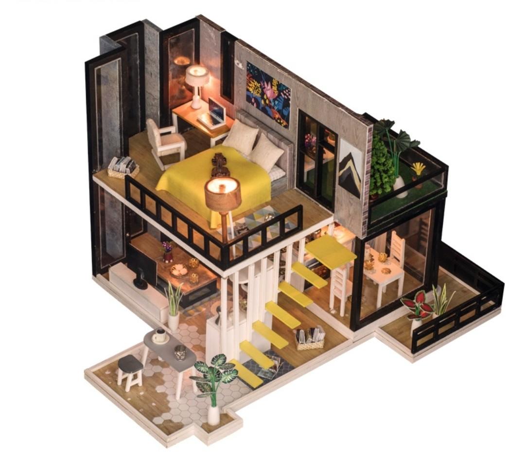 DIY Miniature Modern House, Hobbies & Toys, Stationery & Craft ...