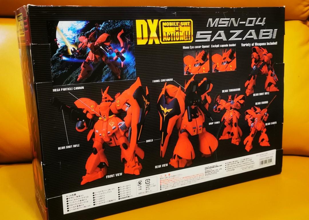 DX MIA Nu Gundam & Sazabi set 1/72 bandai v高達&沙薩比, 興趣及遊戲, 玩具 & 遊戲類 - Carousell