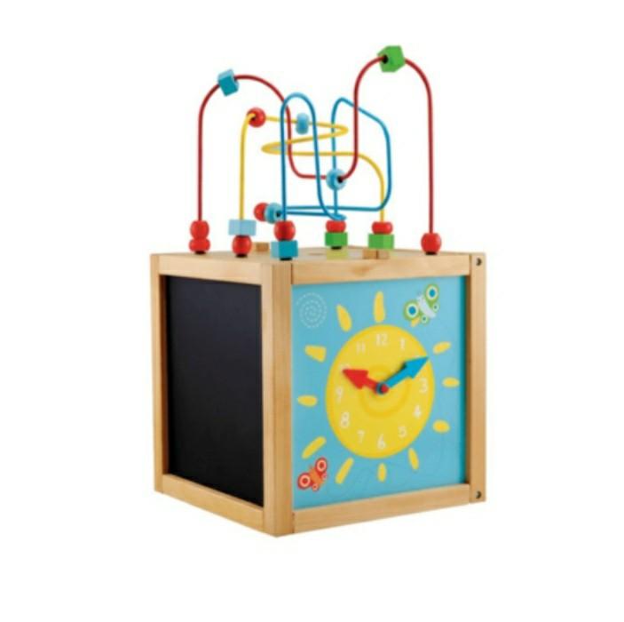 ELC giant wooden learning cube, Babies & Kids, Infant Playtime on Carousell