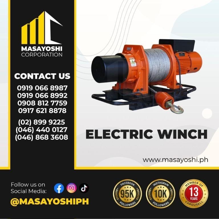 Electric Winch | Winch | Lifting Equipment | Electrical Machine ...