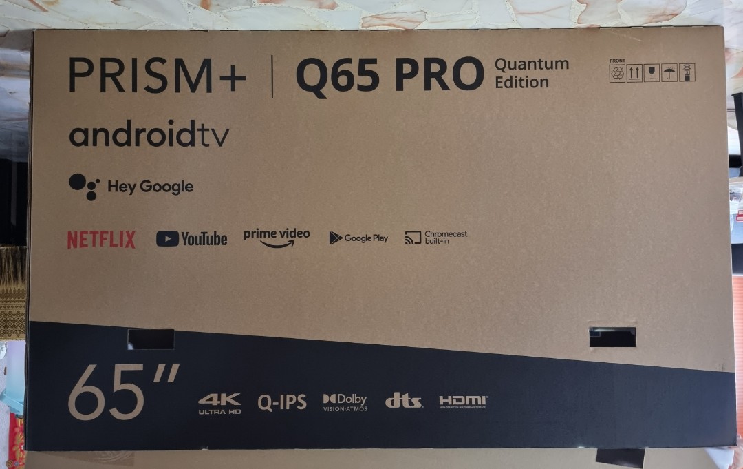 Empty TV box 65 Inch, TV & Home Appliances, TV & Entertainment, TV ...