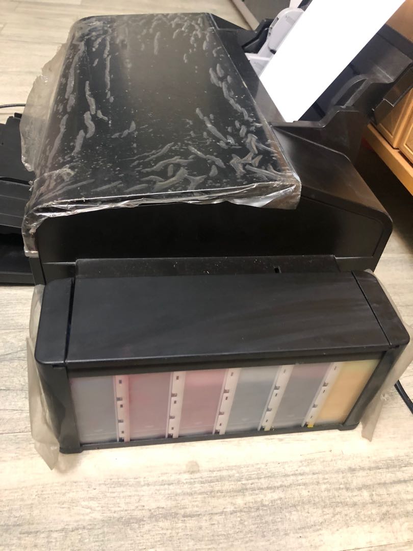 Epson L805 6 color Printer sublimation pigment dye ink, Computers ...