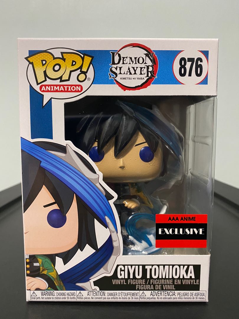 Funko POP Demon Slayer - Giyu Tomioka AAA Exclusive, Hobbies & Toys ...