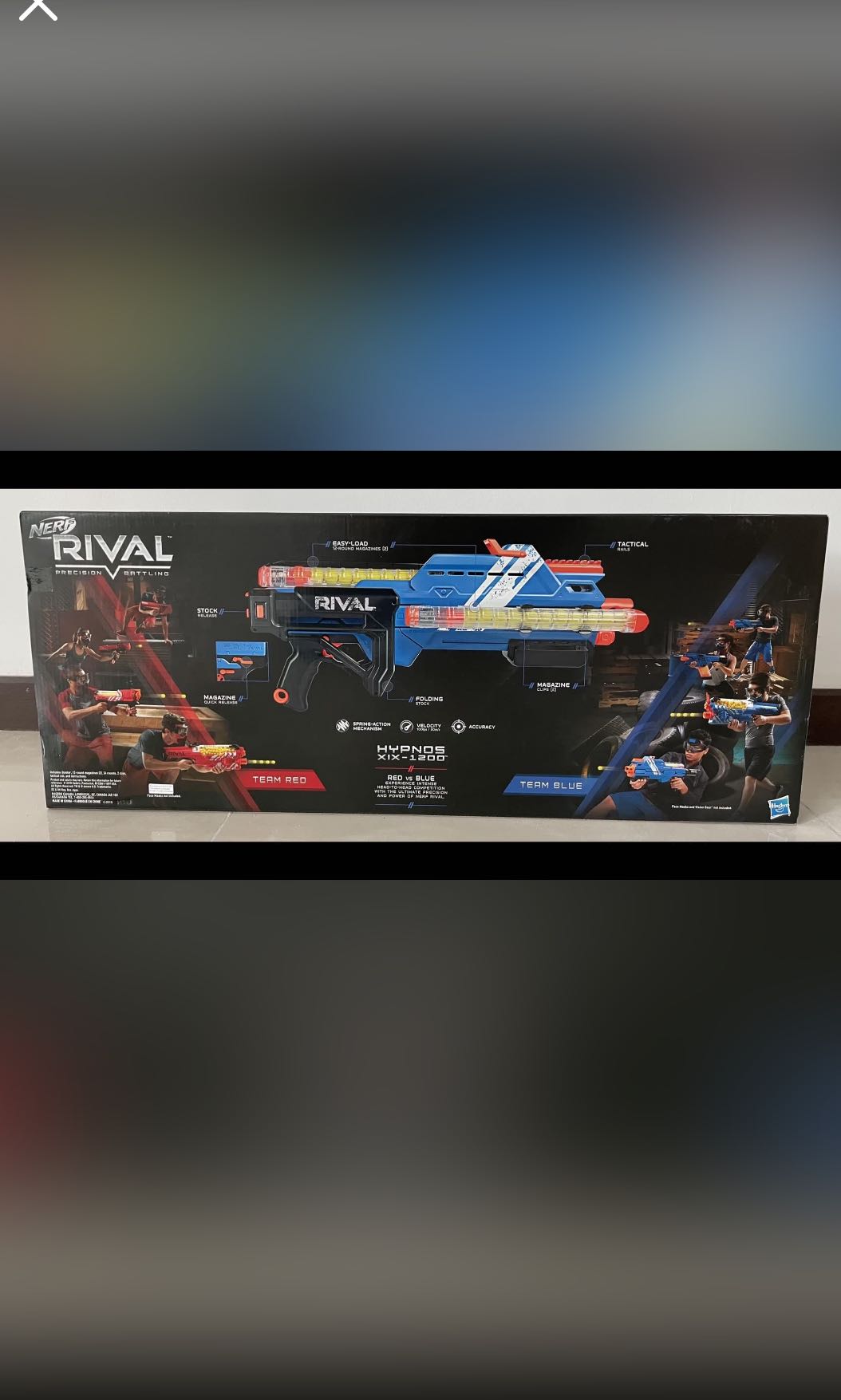 Hasbro Nerf Rival Hypnos XIX-1200 (Blue), Hobbies & Toys, Collectibles ...