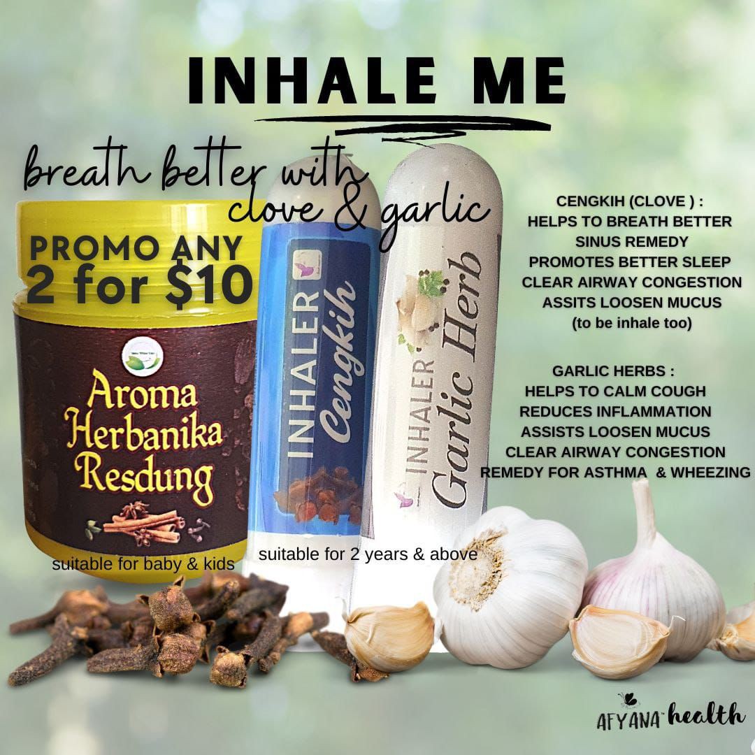 Herba Terapi Cengkih/Inhaler Cengkih & Garlic Herb (SOLD OUT ...